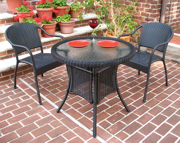 Resin bistro table and chairs store