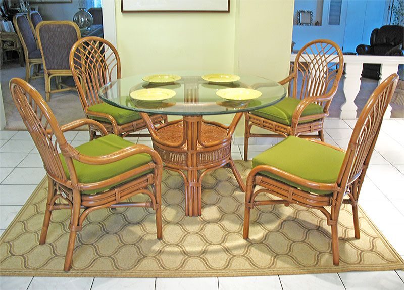Rattan Dining Set 48