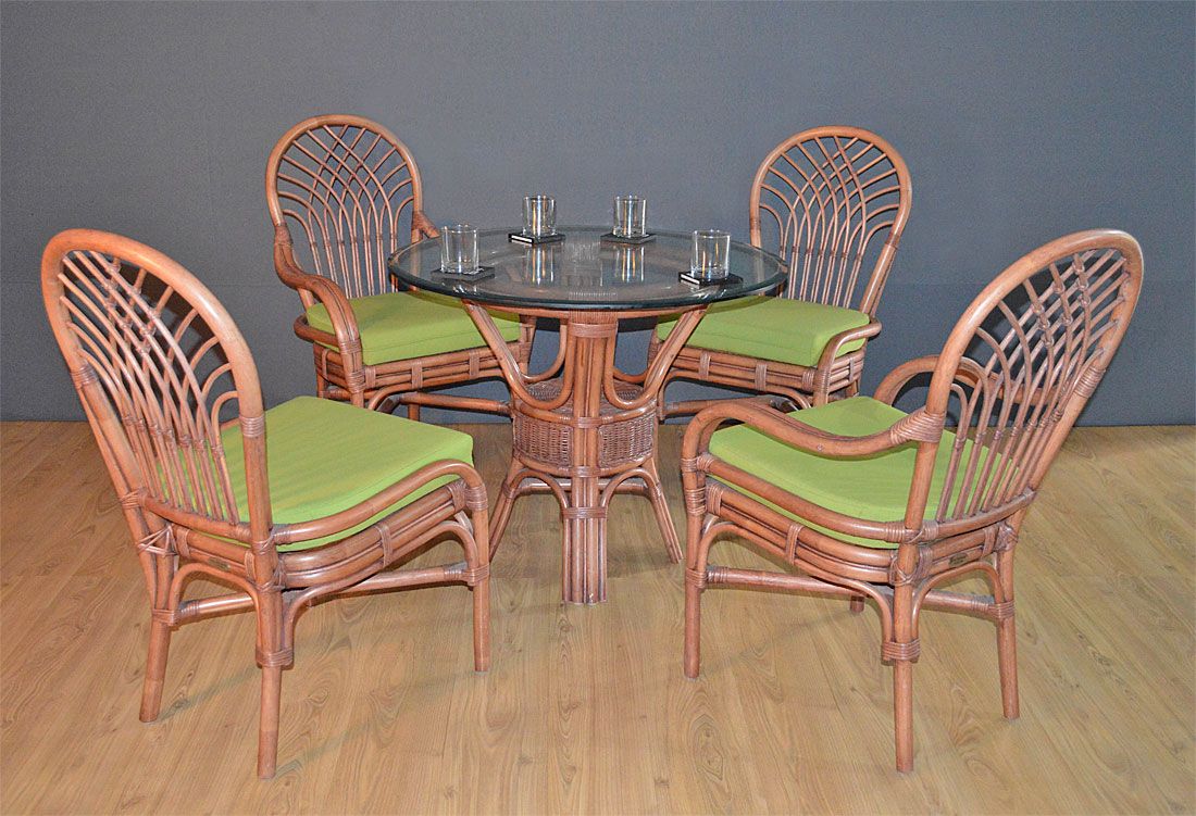 Savannah rattan dining set store
