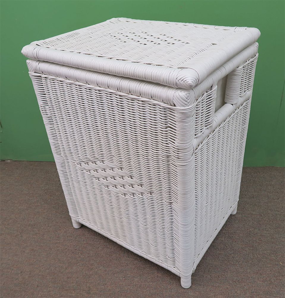 wicker laundry hamper large