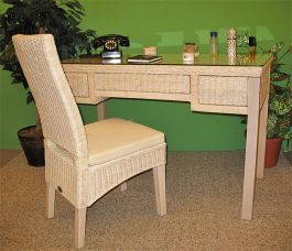 Signature Writing Table with Glass Top